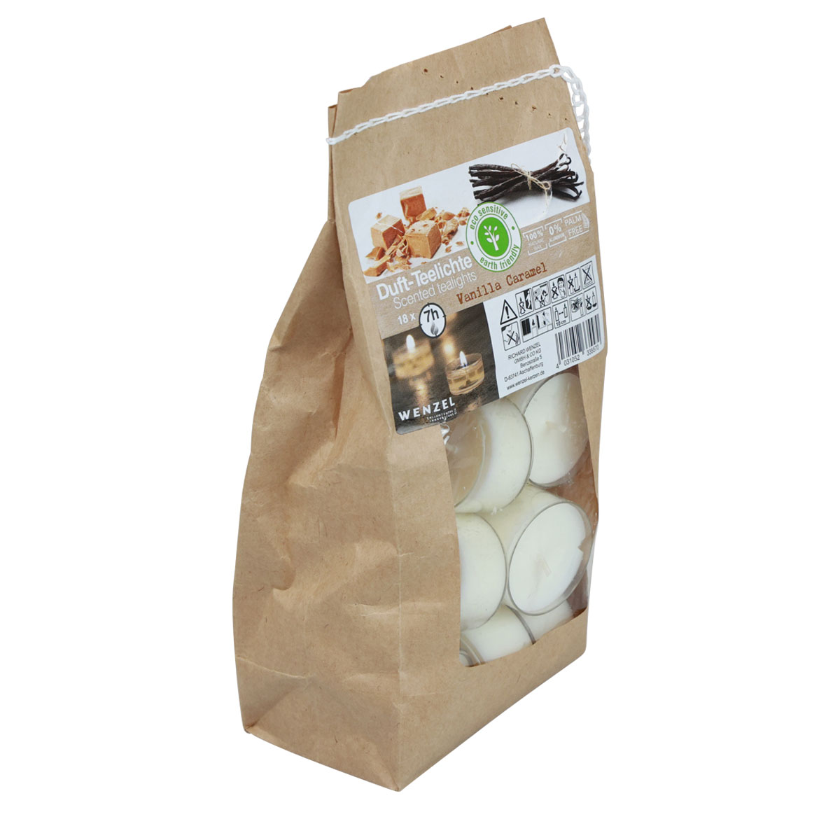 Floristik24.fr Bougies chauffe-plat parfumées vanille-caramel, 18 ...