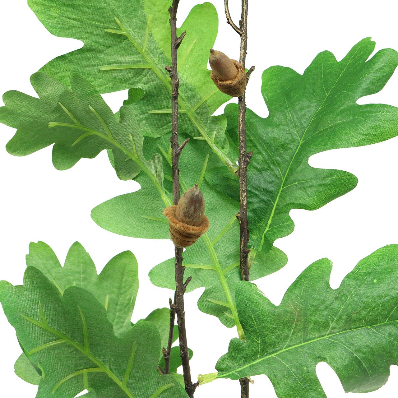 Floristik24.fr Branche de feuille de chêne vert 115cm-64968