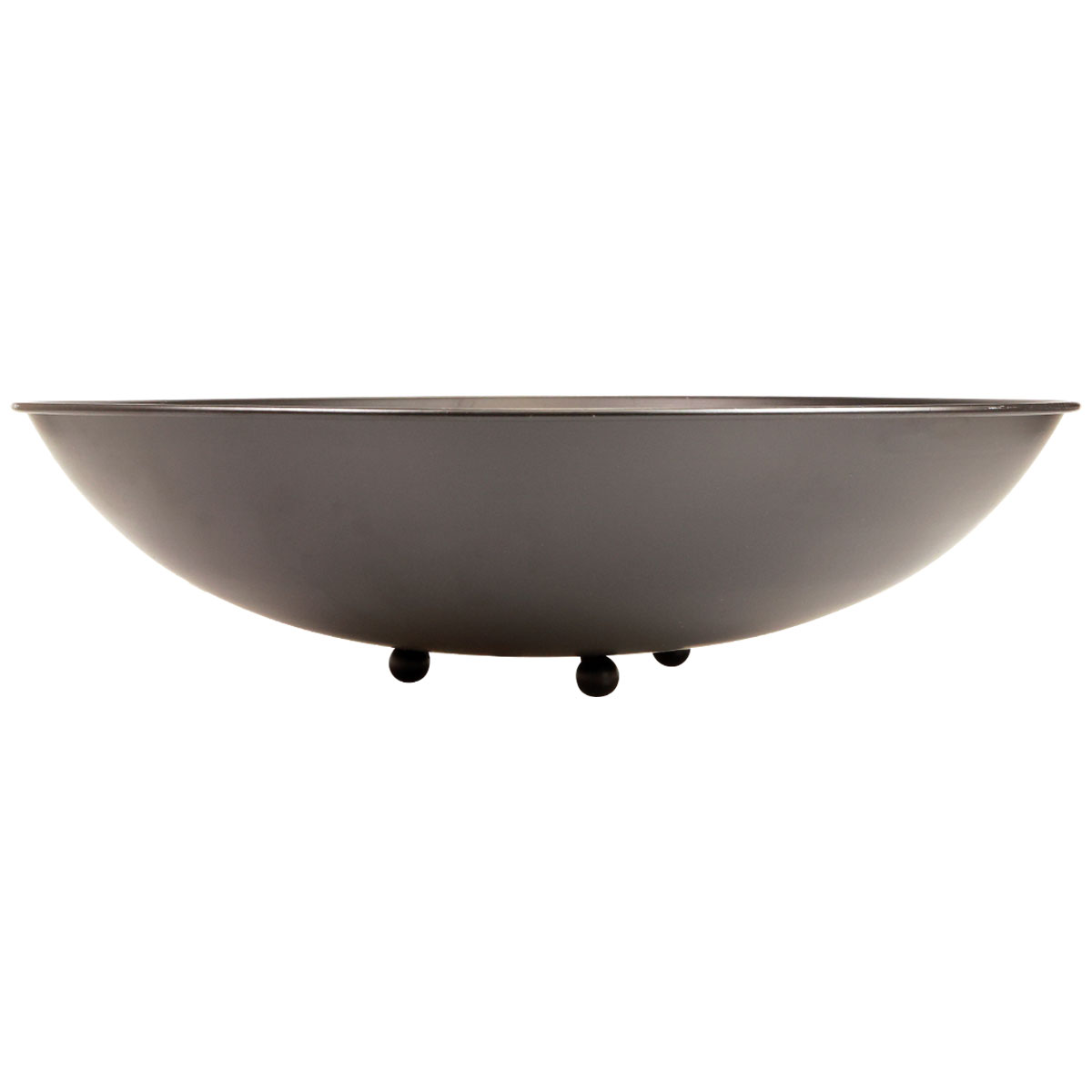 Floristik24.fr Bol décoratif en métal bol rond en métal noir avec socle ...