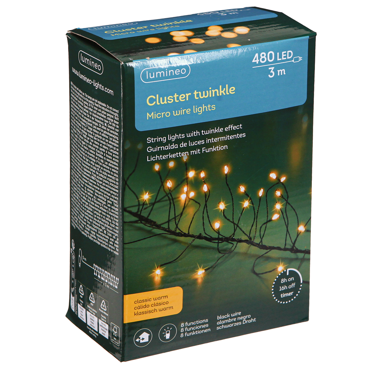 Floristik24.fr Guirlande lumineuse à micro LED pour intérieur et ...